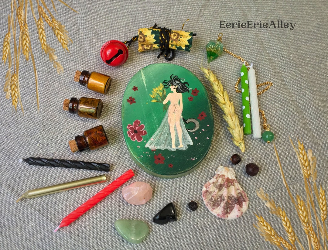 Demeter Travel Altar Kit Mother Goddess Alter Set Witchy Vibes Greek ...