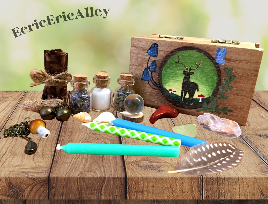 Forest Portal Travel Altar Kit Small Pagan Alter Set Wild Witchcraft ...