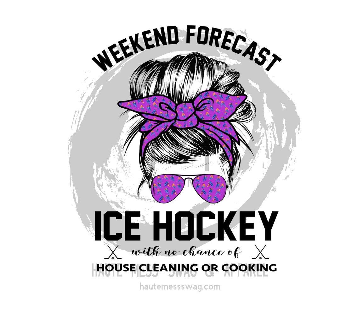 Weekend Forecast Hockey PNG - Etsy