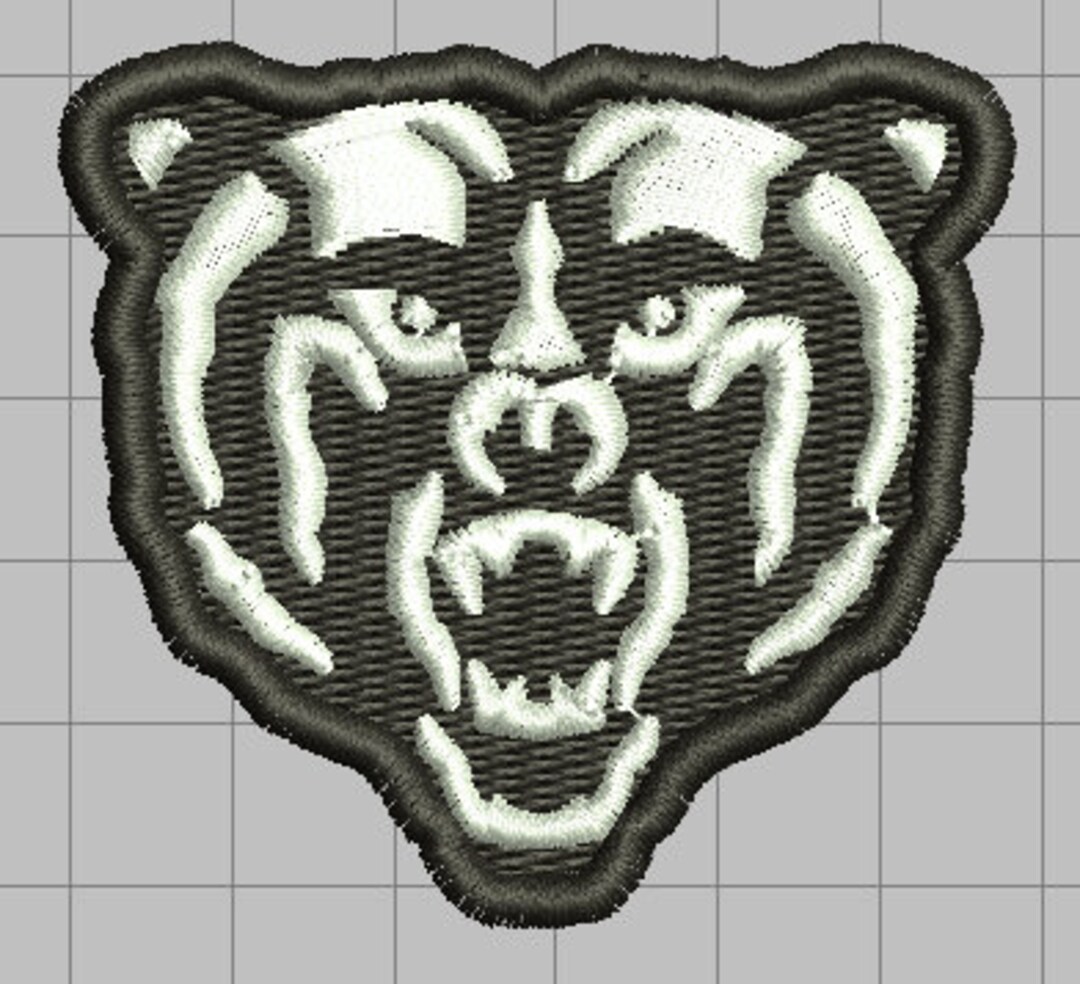 Bear Head Embroidery Design Download 6 Sizes 9 Formats - Etsy