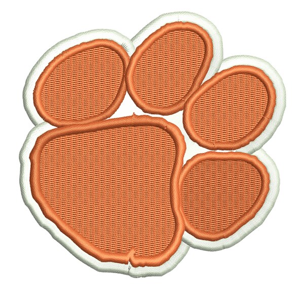 Clemson Paw Print - Etsy
