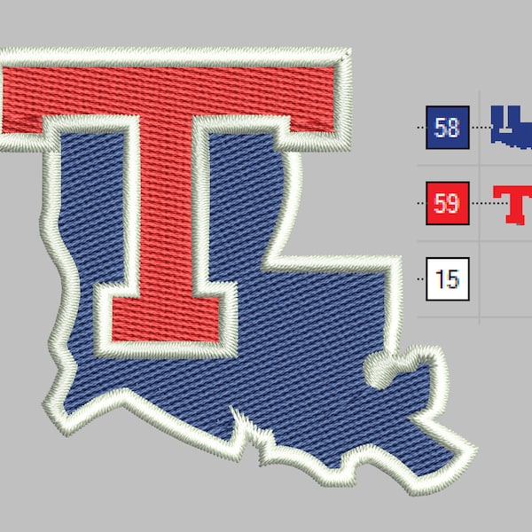 Louisiana Embroidery - Etsy