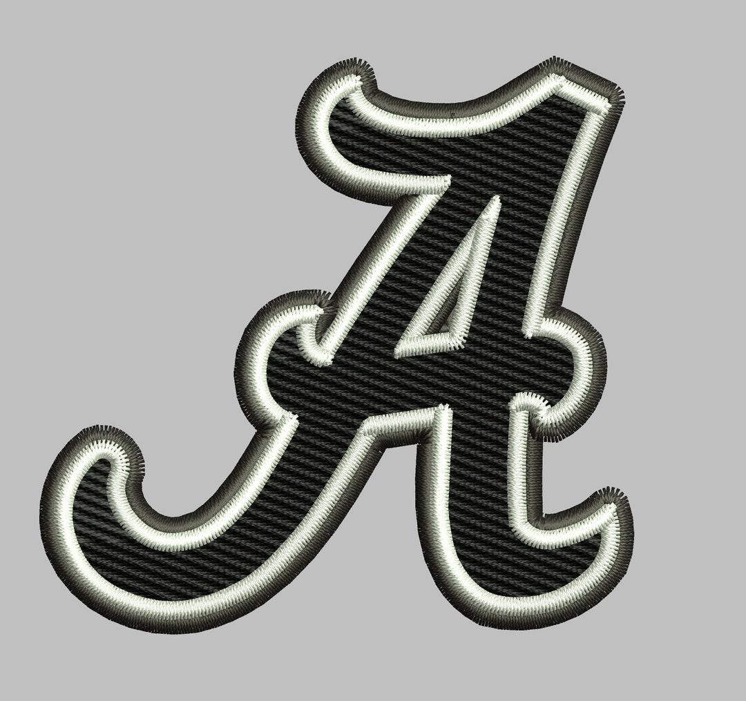 A Letter Monogram Embroidery Design Download 6 Sizes 9 Formats - Etsy