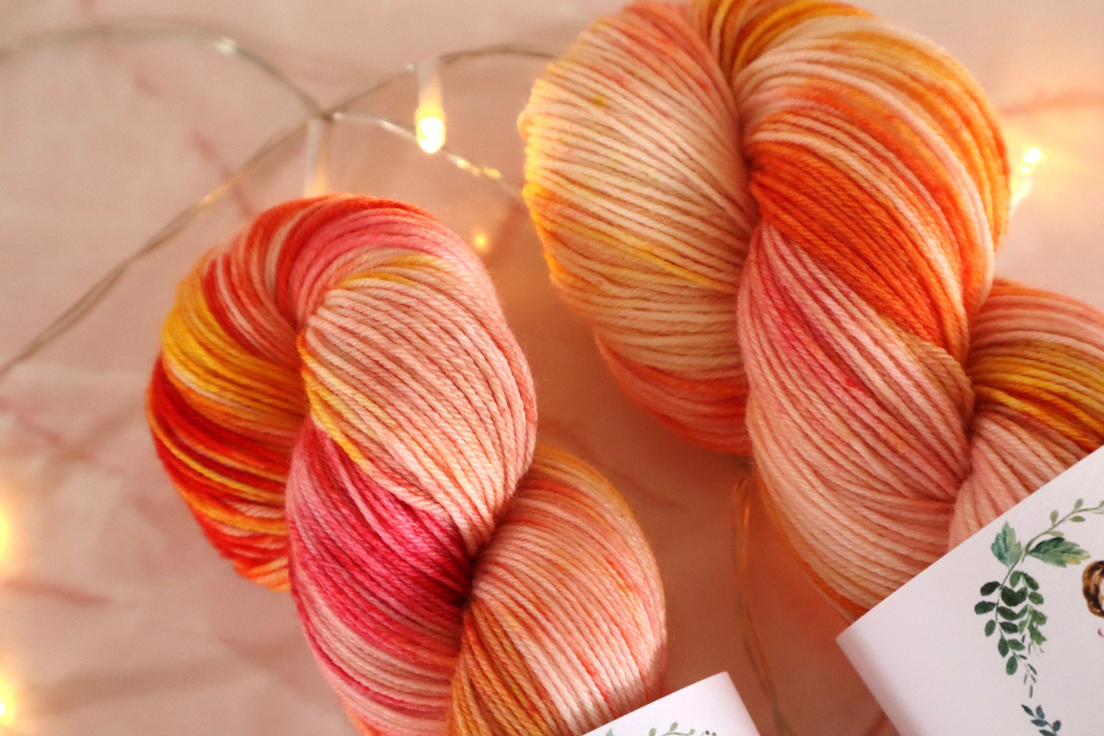 Hand Dyed Yarn Sex On The Beach Superwash Merino Etsy