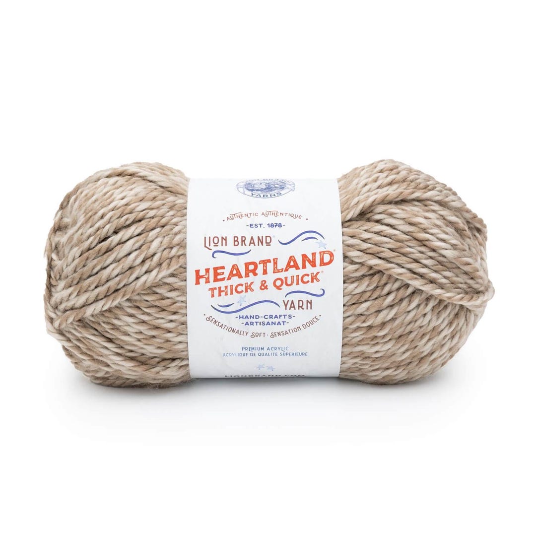 BALBOA Heartland Thick & Quick Lion Brand Yarn Wt 6 Acrylic - Etsy