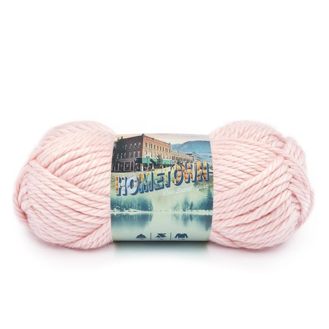 PROVIDENCE PINK Lion Brand Hometown Yarn Wt 6 super bulky | Etsy