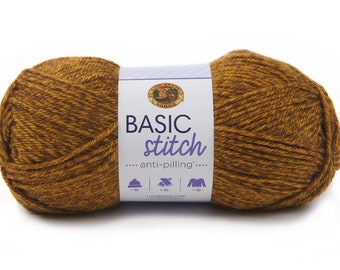 BONE Rose Pink Cream Color Theory Yarn Wt 4 Worsted Acrylic Lion Brand ...