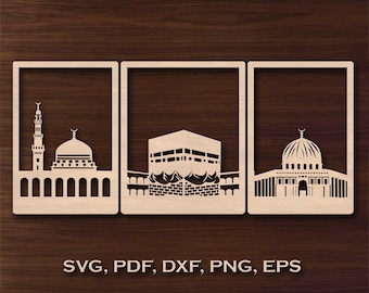 Mecca Madina Dxf File - Etsy Australia