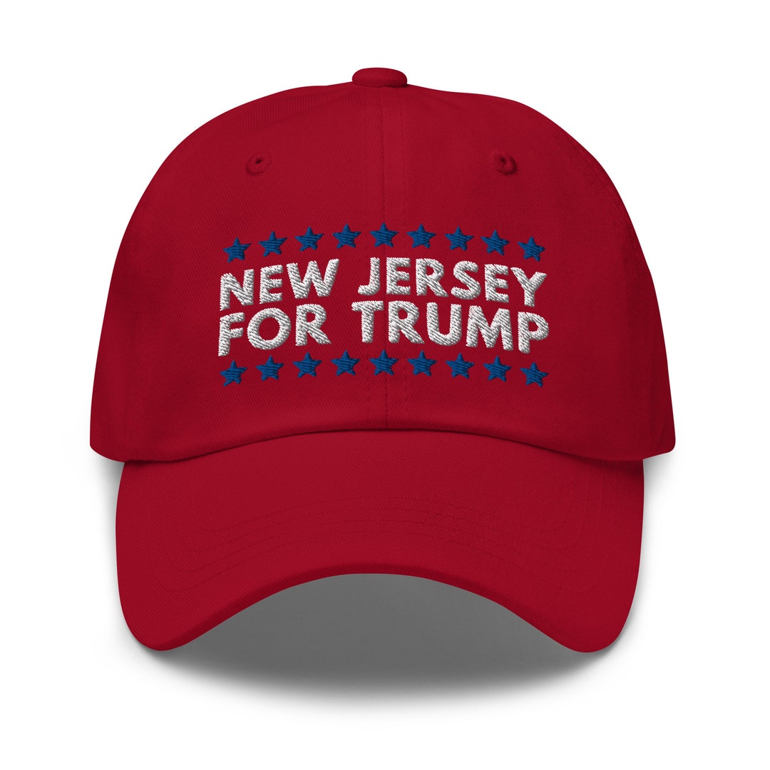 New Jersey for Trump Dad Hat Embroidered Baseball Cap Republican Trump ...