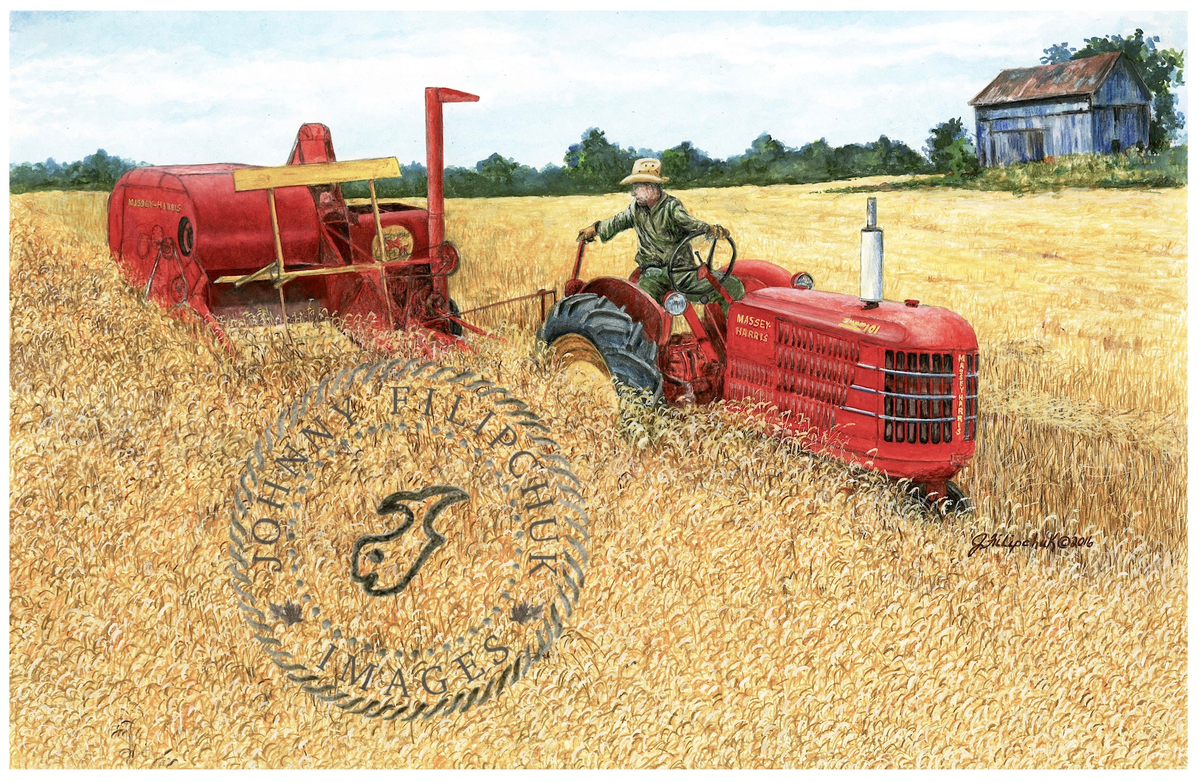 Massey-harris - Massey 101 Super & Scoop Type Clipper Combine ...