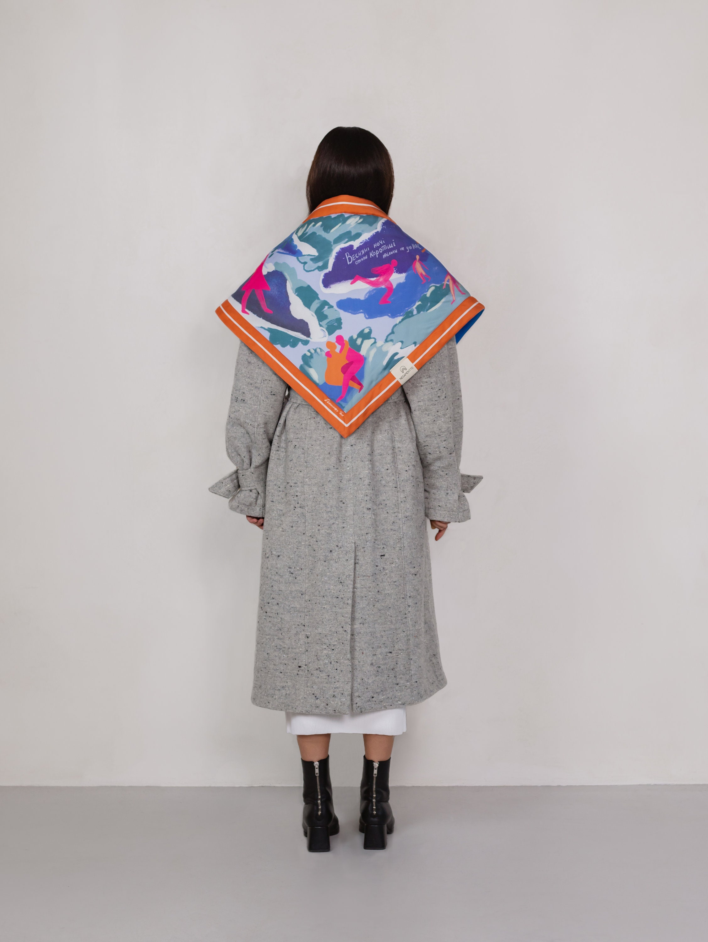 Designer Oversized Babushka Scarf Warm Kerchief Headband - Etsy