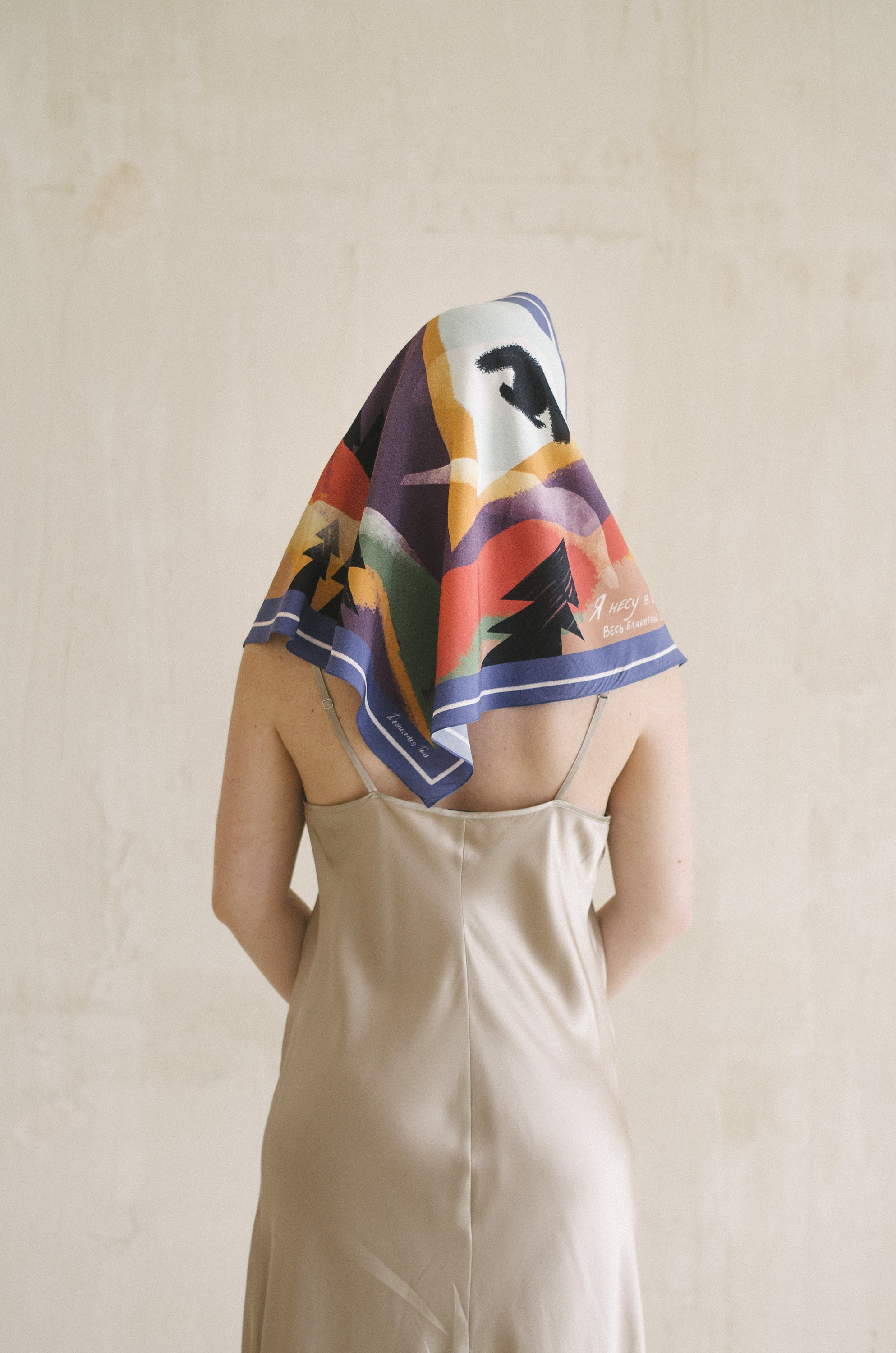 Set of 3 Designer Tie Back Kerchiefs Large Silk Hair Handbag - Etsy