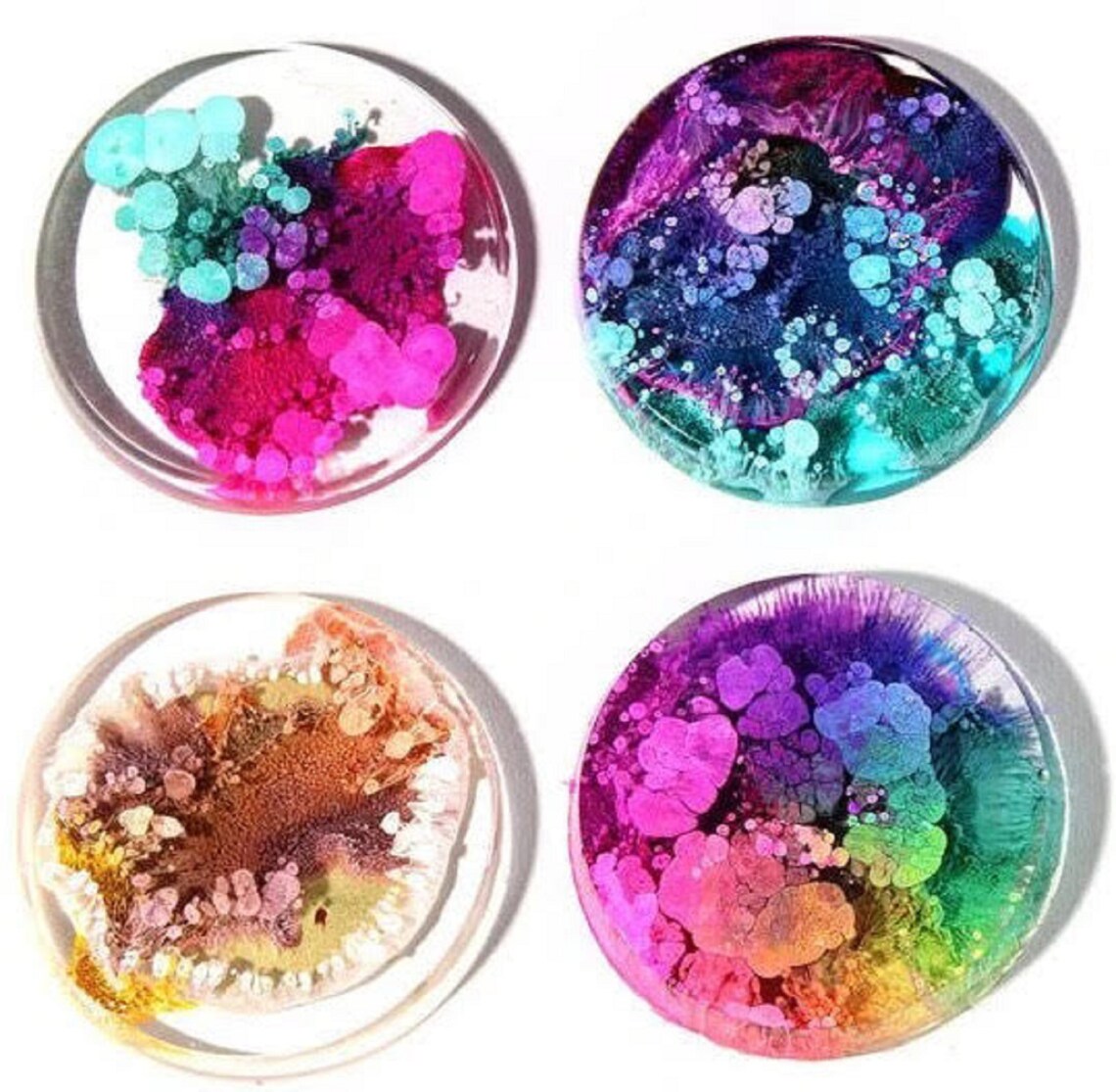 15 Color Transparent Alcohol Inks for Epoxy Resin - Etsy Canada
