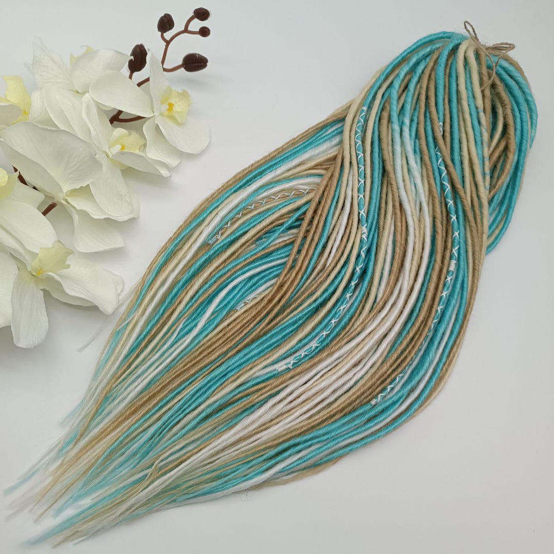 Soft Synthetic Dreads.dreads in a Combination of White, Warm Blonde ...