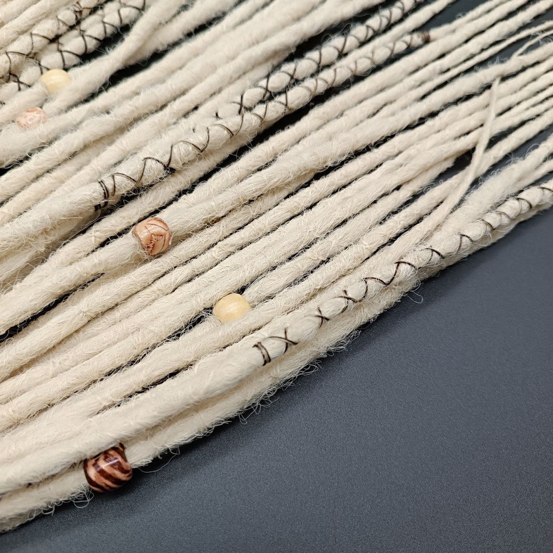 Viking Dreadlocks Set DE/SE Blonde/ Viking Dreadlocks Extensions/ White ...