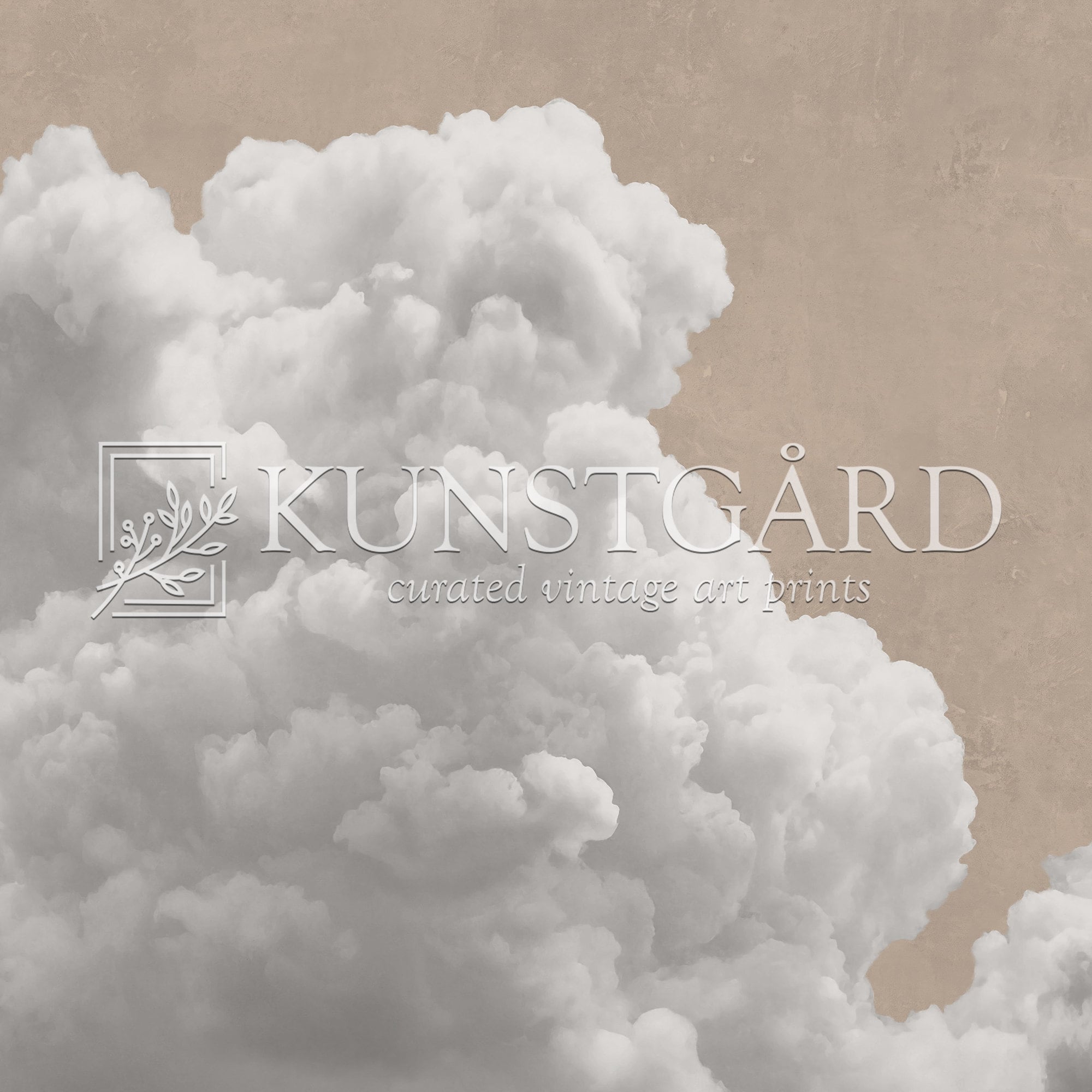Beige Cloud Painting SET of 2, Boho Cloud Blush Pink Living Room Decor ...