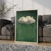 Beige Cloud Wall Art, Modern Living Room Decor, Moody Cloud Painting ...