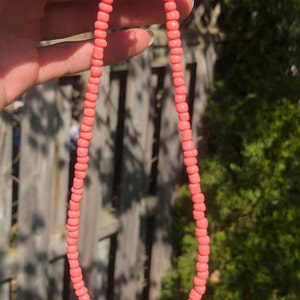 Beaded Vsco Necklace Turquoise and White Seed Beads Choker Beach ...