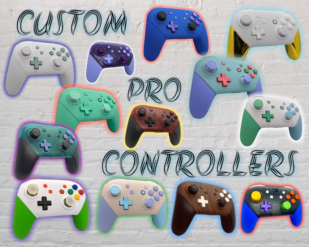 Personalised Nintendo Switch Pro Controller - Etsy