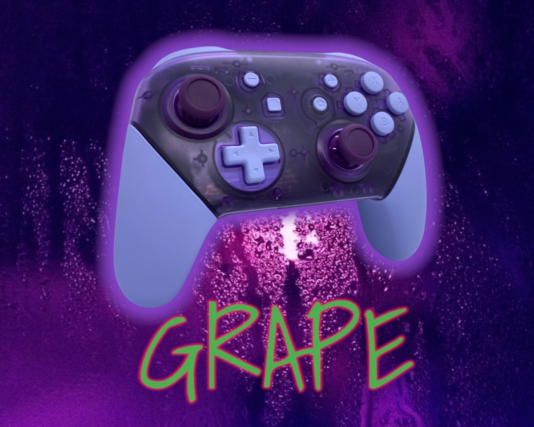 Purple Custom Nintendo Pro Controller - Etsy