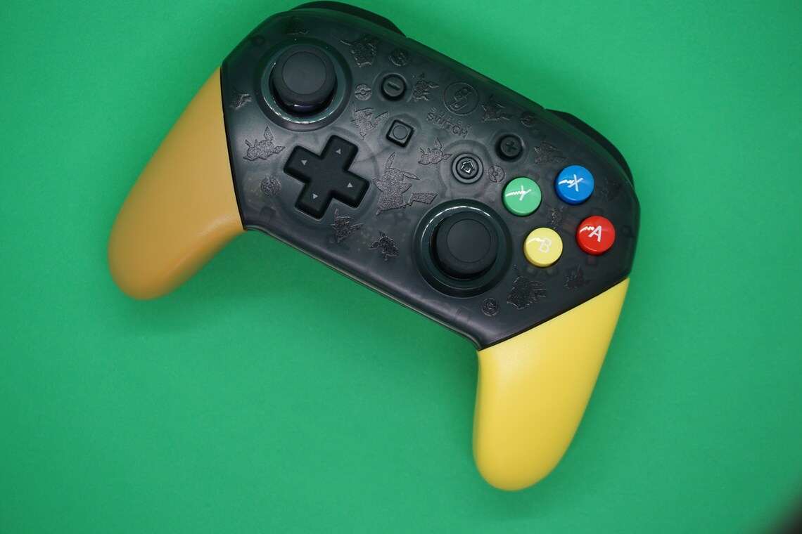 Pokémon Nintendo Switch Pro Controller Pikachu Style With | Etsy