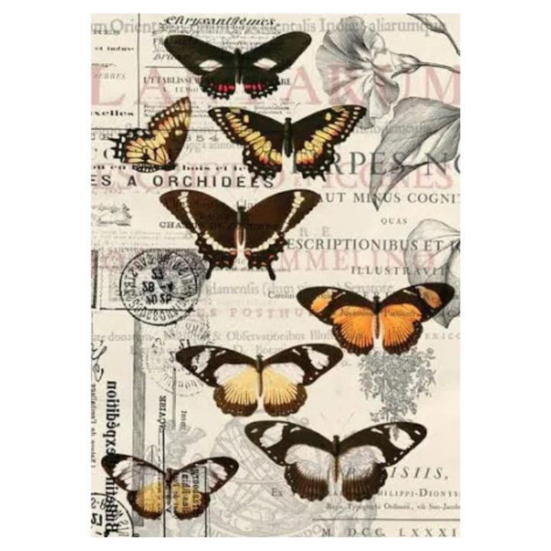 Vintage Butterflies | Tissue Paper Decoupage | Dixie Belle Paint ...