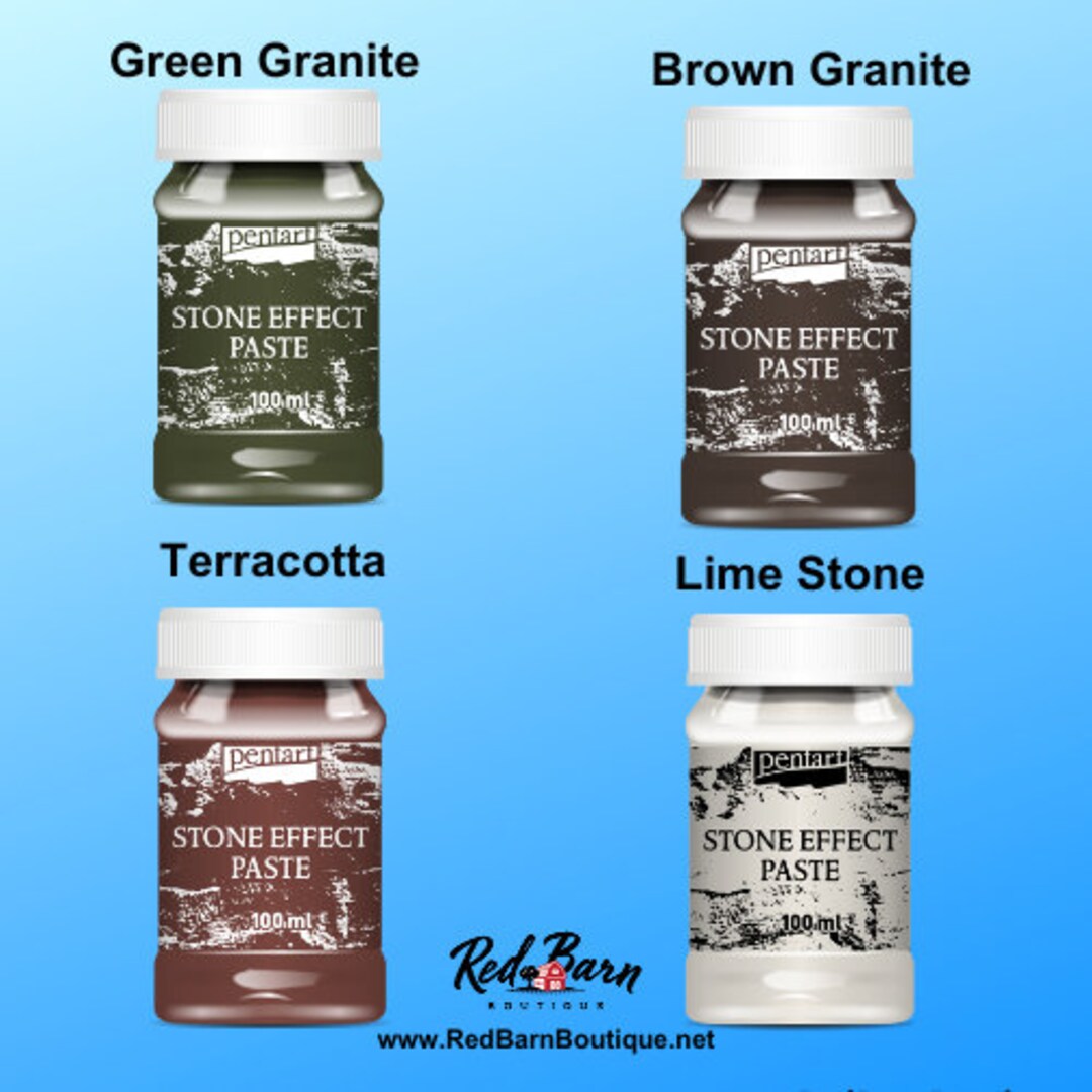 Stone Effect Paste Pentart Create Natural Looking Stone or Marble 4 Different Colors 100ml - Etsy