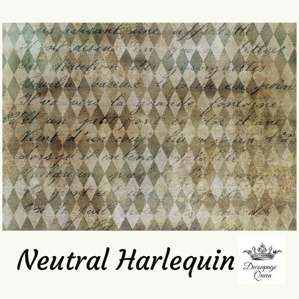 Harlequin Decoupage Paper - Etsy