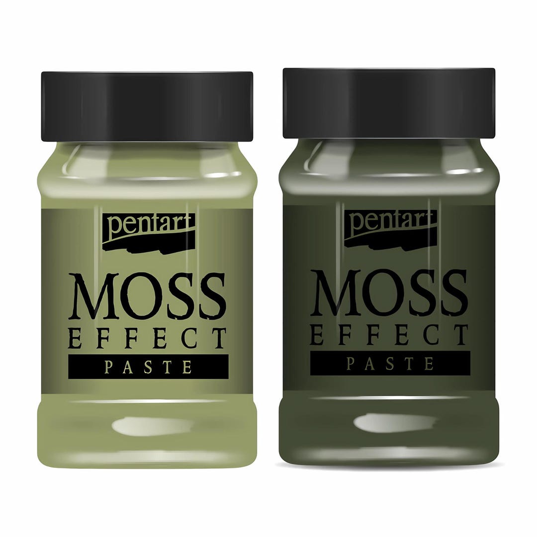 Moss Effect 2 Colors | Dark Green or Light Green | Pentart | 30ml | 2 ...