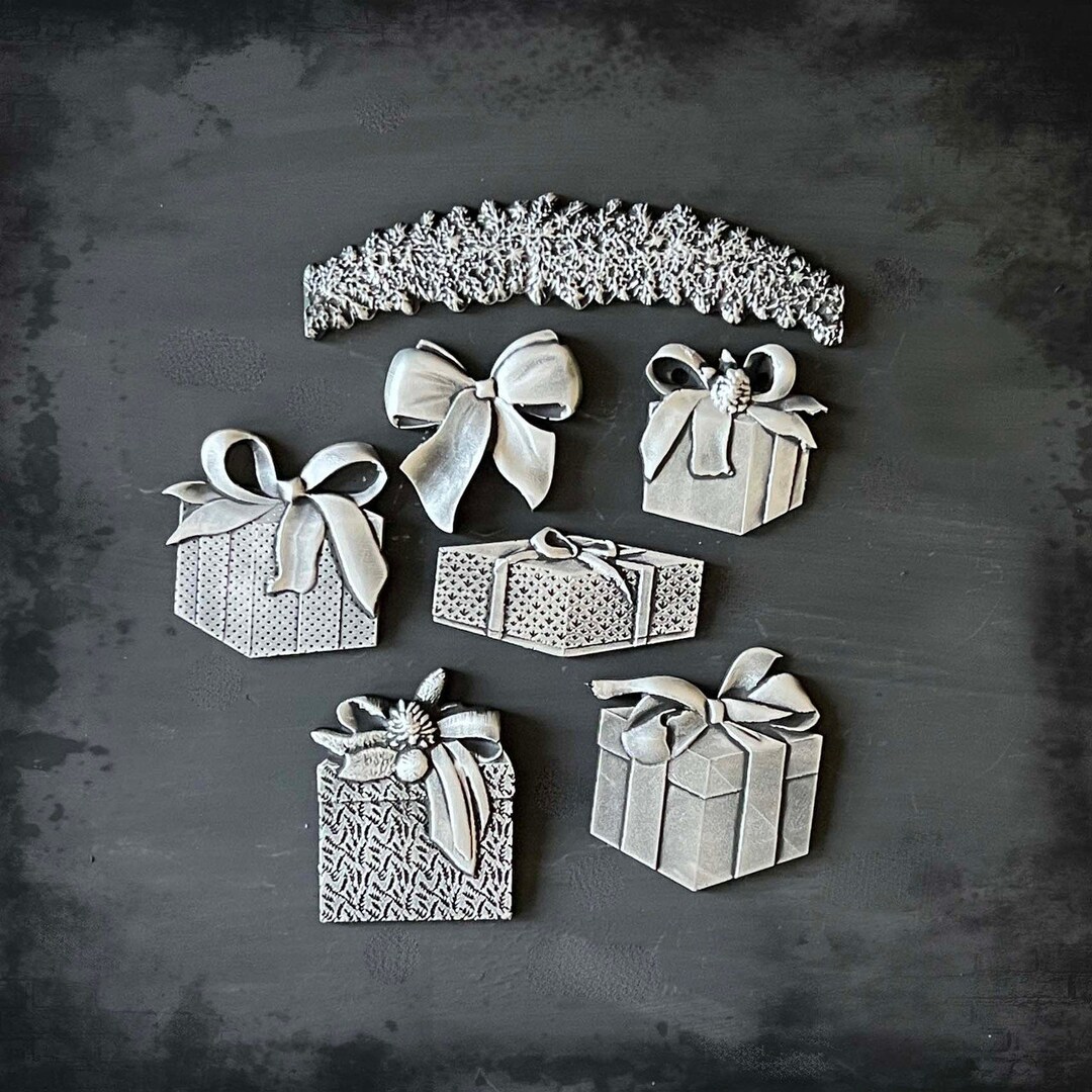 Gift Boxes | Décor Mould | Lablanche | Christmas Mould | 8" X 5" - Etsy