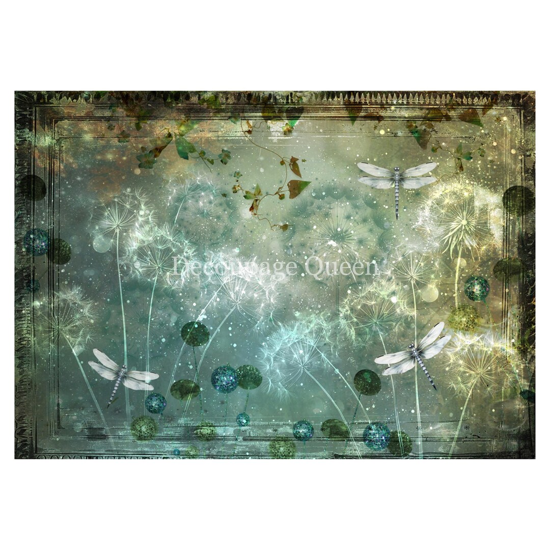 Dandelion Wishes | Rice Paper Decoupage | Designed in the USA | Printed ...