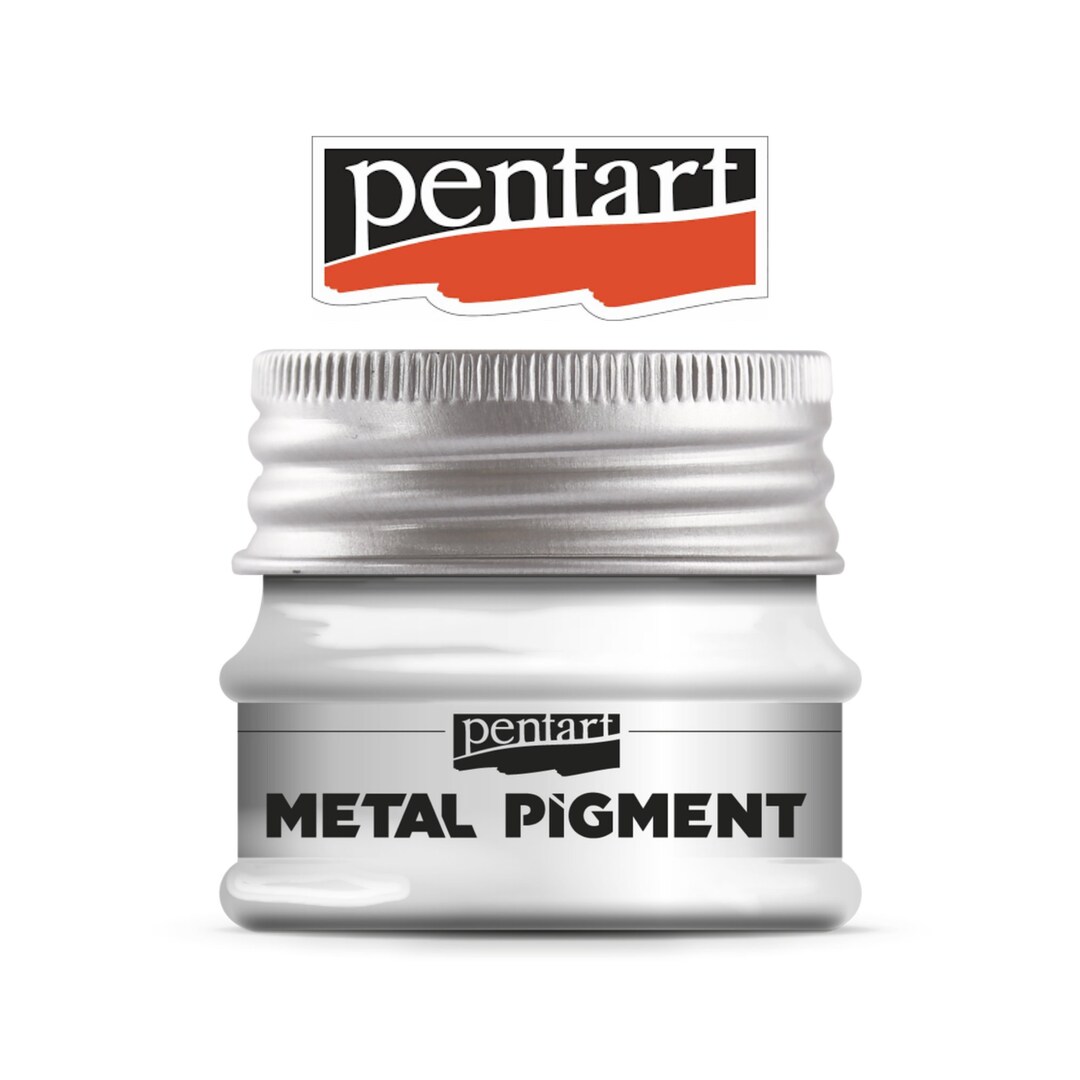 Silver | Metal Pigment Powder | Pentart | Mixed Media | 20g - Etsy