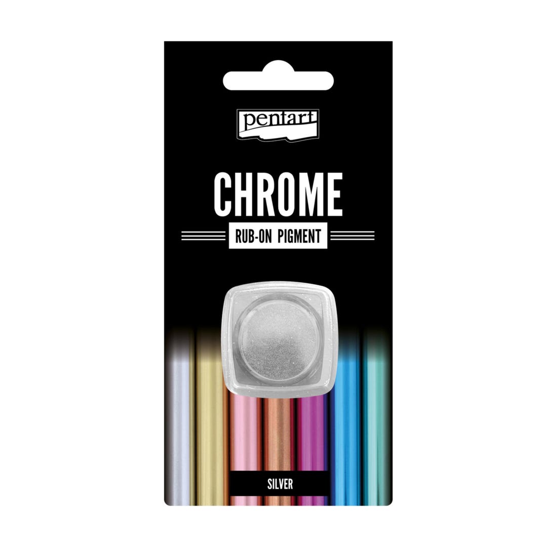 Silver | Rub-on Pigment Chrome | Pentart | Mixed Media | 0.5g - Etsy