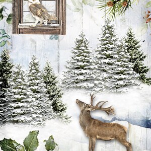 Woodland Creatures | Rice Paper Decoupage | Decoupage Queen | A4 - Etsy