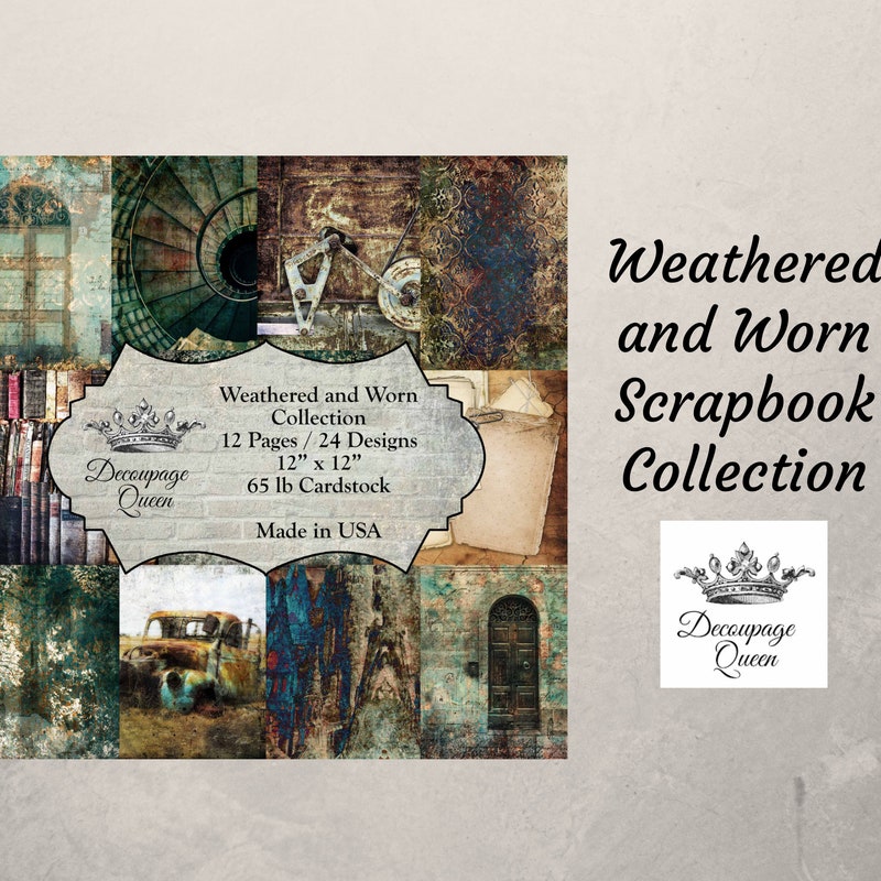 12x12 Paper Pad - Etsy