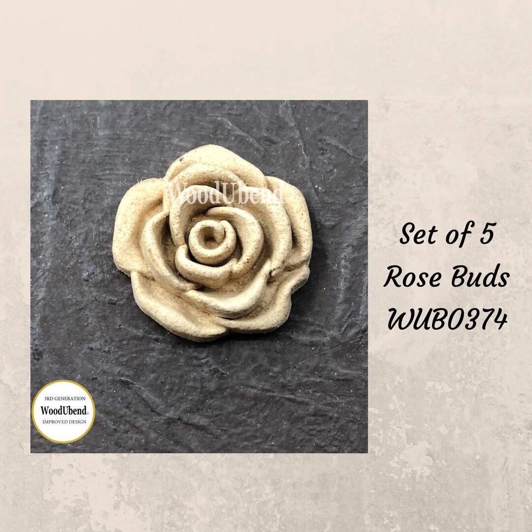 Woodubend Rose Bud WUB 0344 Set of 5 - Etsy Woodubend Rose Bud WUB 0344 Set of 5 - Etsy