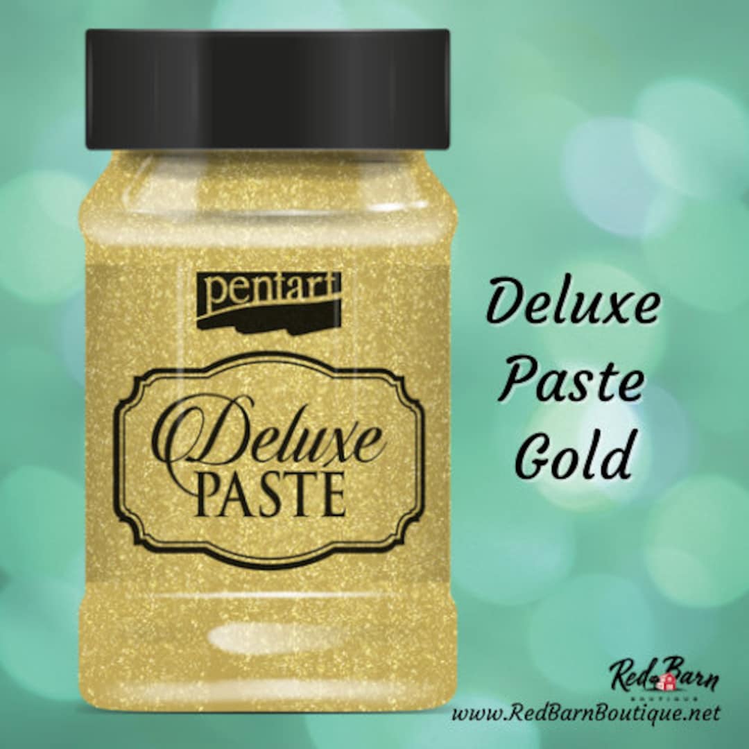Gold Pentart Deluxe Paste Texture Paste 100ml - Etsy