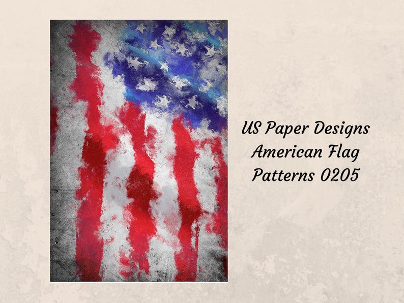 American Flag | Patterns 0047 | Rice Paper Decoupage | US Paper Designs ...