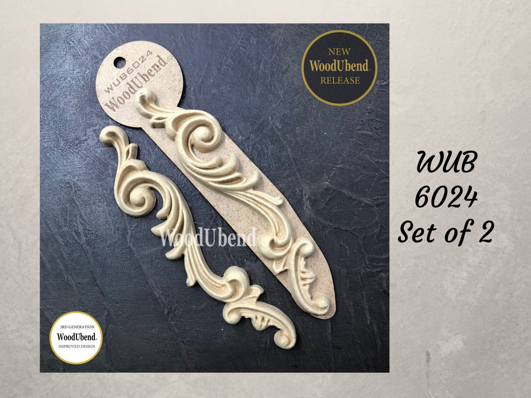 Scroll Drops WUB6024 Woodubend Set of 2 - Etsy