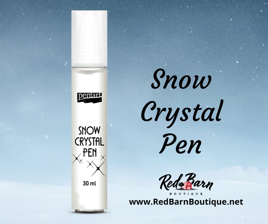 Snow Crystal Pen | Pentart | Create Realistic Sparkling Snow | 30ml - Etsy