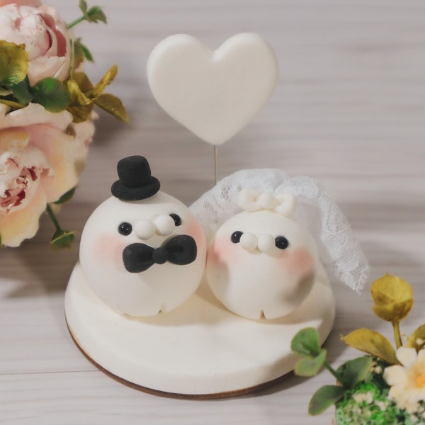 Walrus Wedding Cake Topper - Etsy