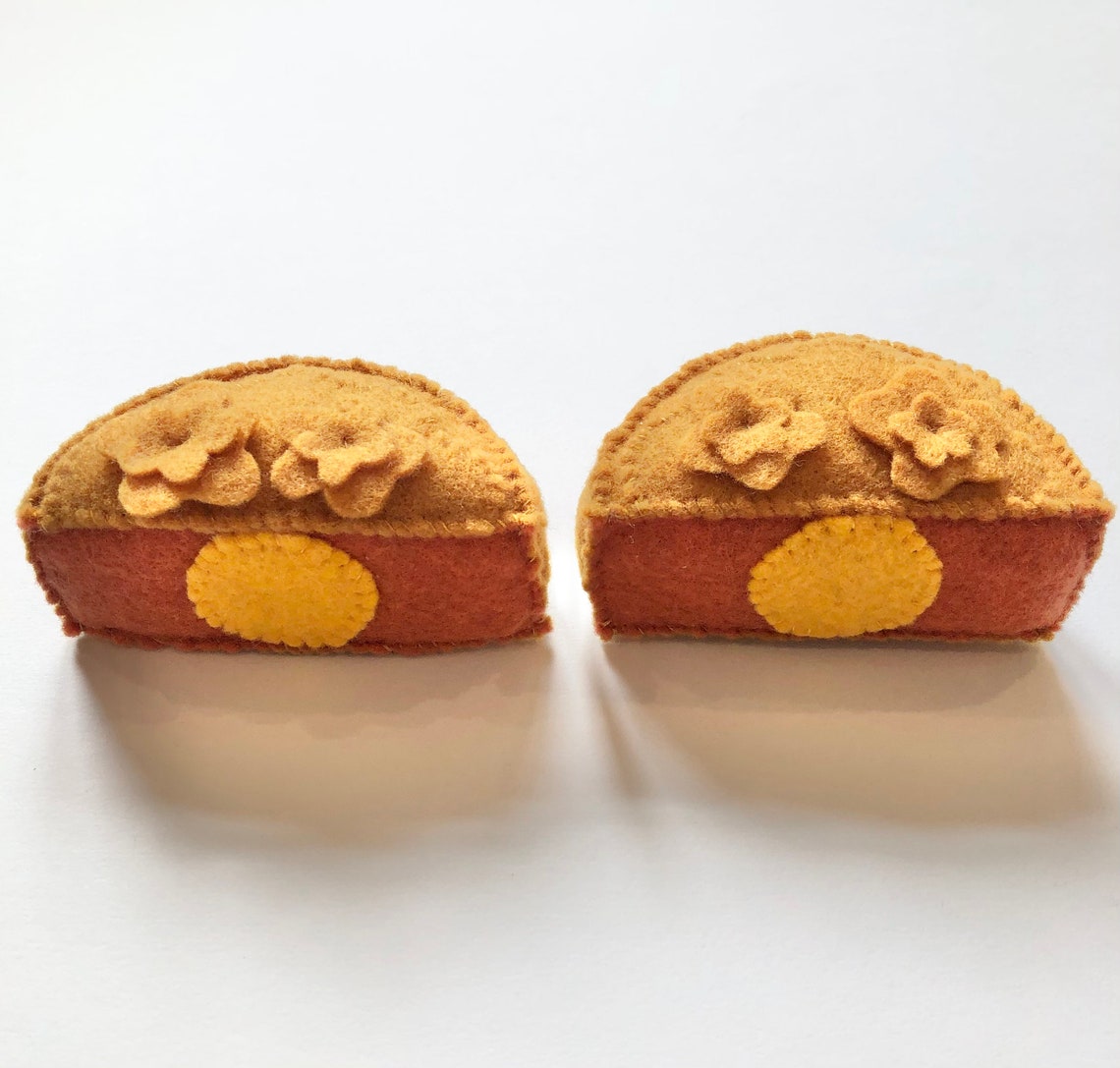 Felt Play Food Mooncake - Etsy