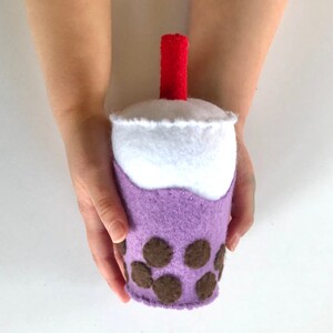 Felt Play Food Bubble Tea - Etsy