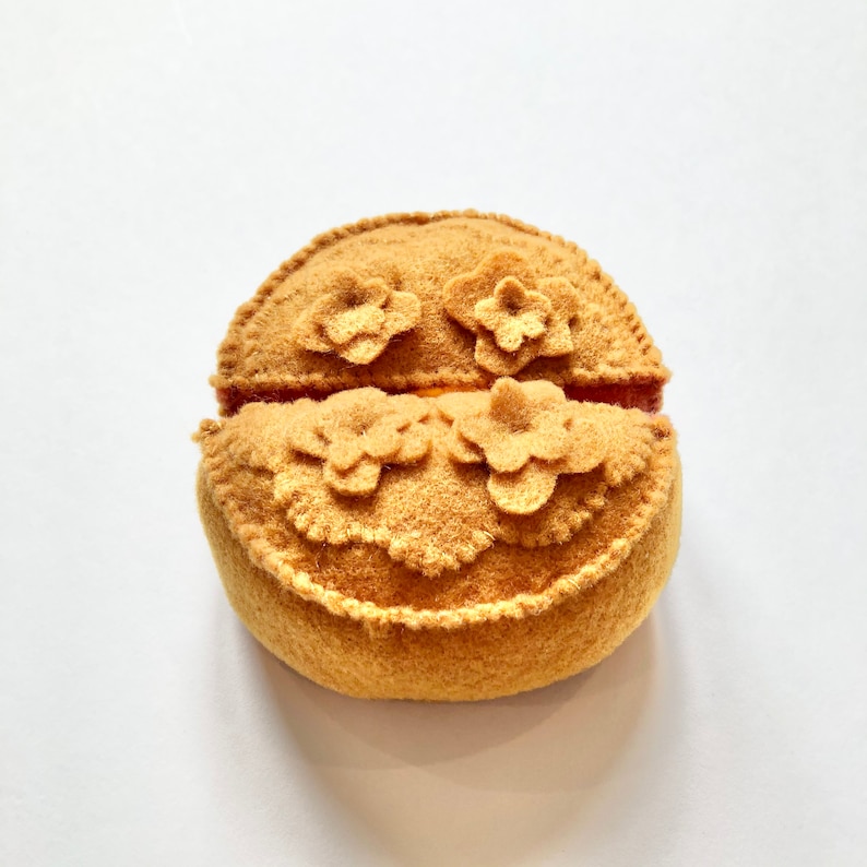Felt Play Food Mooncake - Etsy