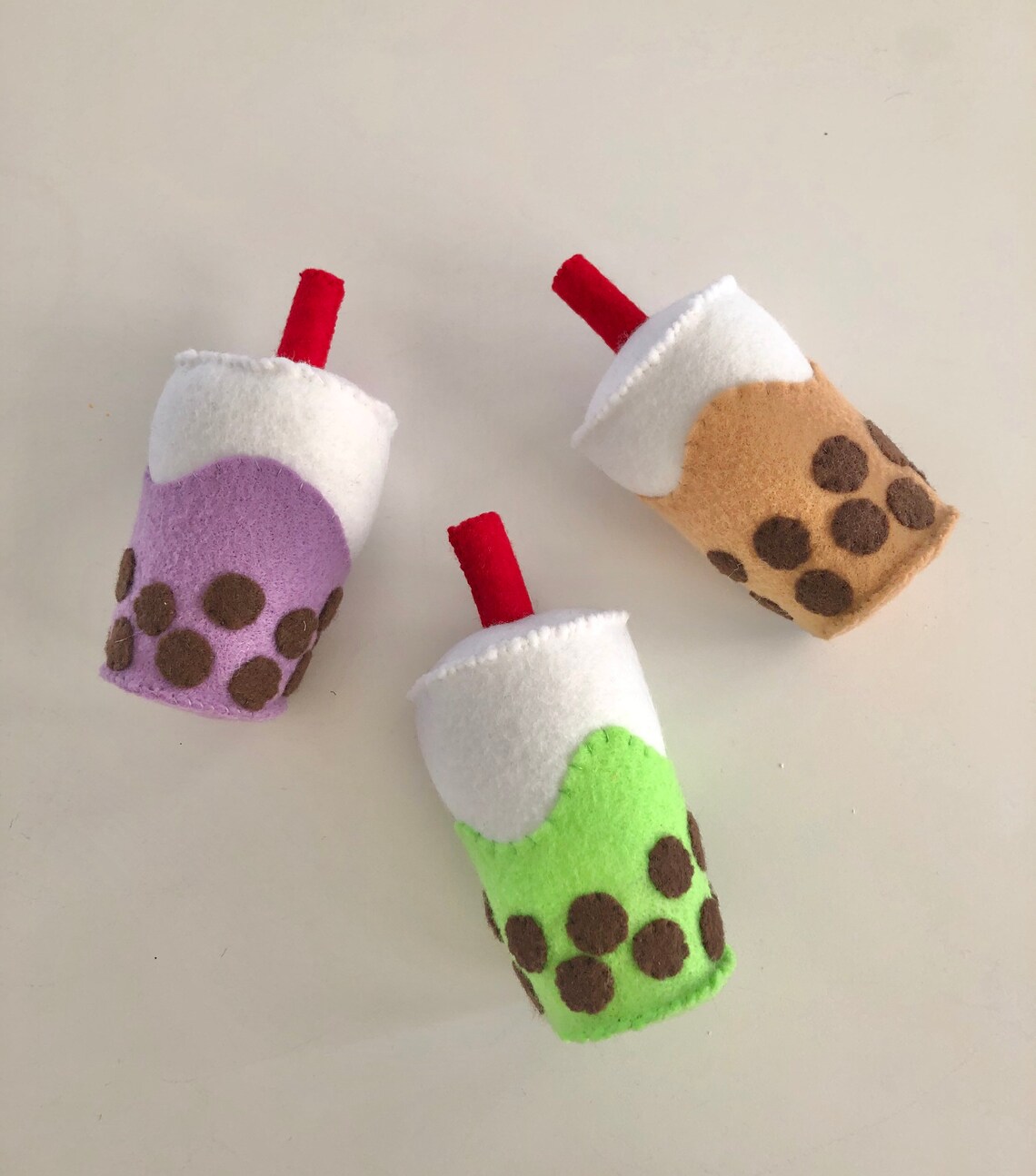 Felt Play Food Bubble Tea - Etsy