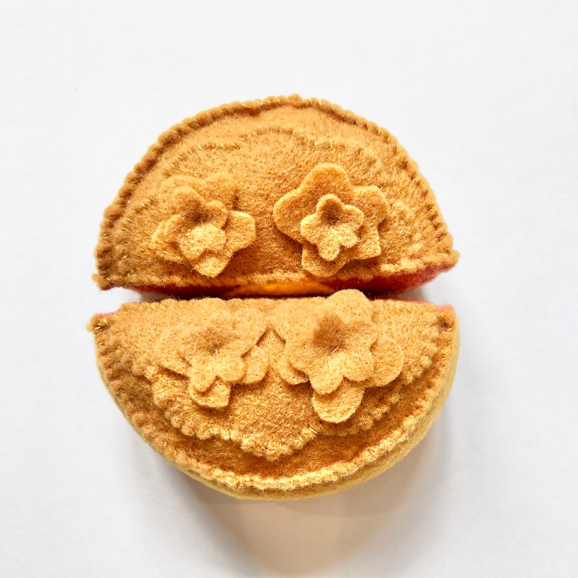 Felt Play Food Mooncake - Etsy