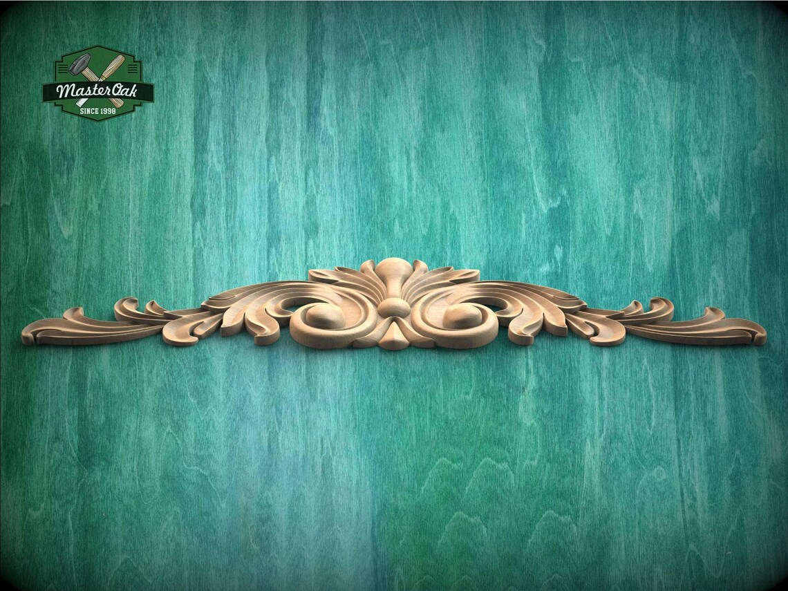 Baroque Leaf Scroll Crest for Furniture and Wall Decoration - Etsy