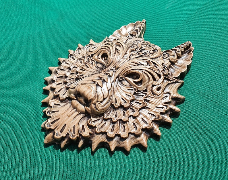 Carved Wolf Celtic wood carving Viking carving Celtic art | Etsy
