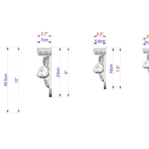 Wooden Rabbit Corbel, Bunny Head Corbel , Rustic Bunny Shelf Support ...