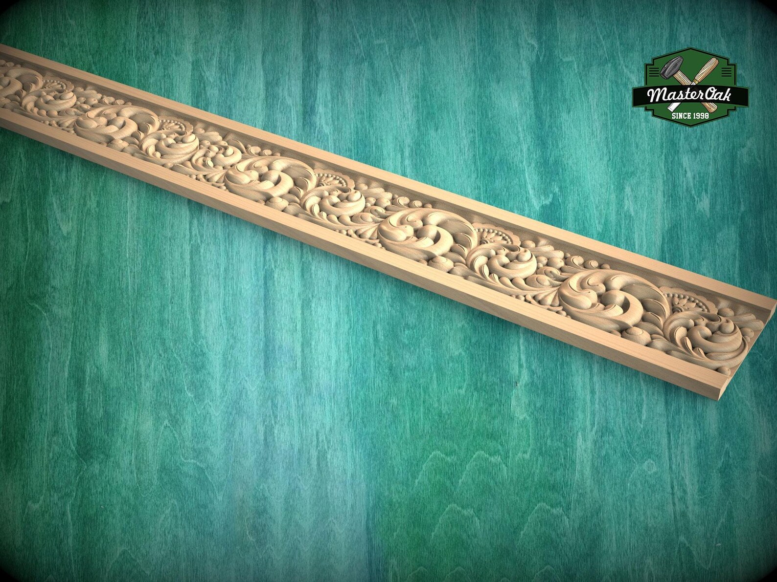 Decorative Moulding: Floral Elements in Classic Design, 40" Decorative ...